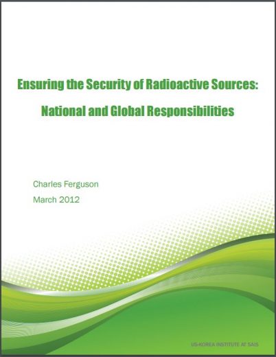 Ensuring the Security of Radioactive Sources: National and Global ...