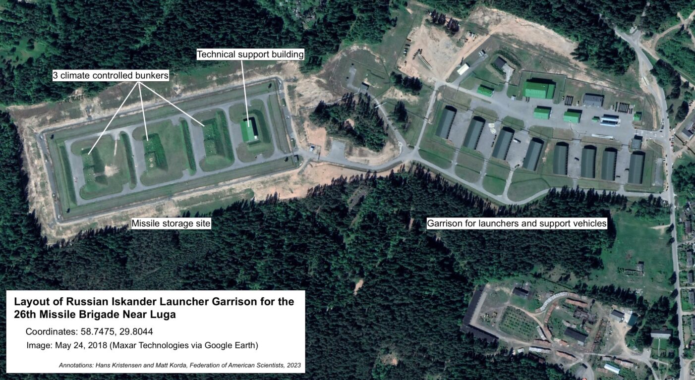 Russian Nuclear Weapons Deployment Plans in Belarus: Is There Visual Confirmation? - Federation ...