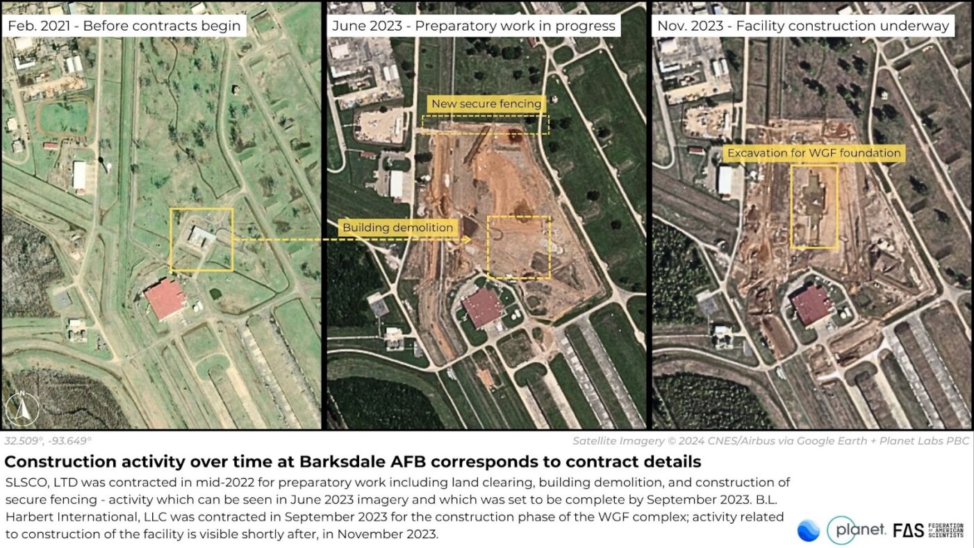 Construction Of New Nuclear Weapons Facility At Barksdale AFB