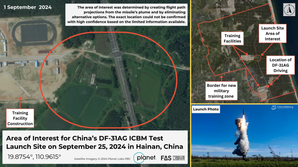 Geolocating China’s Unprecedented Missile Launch