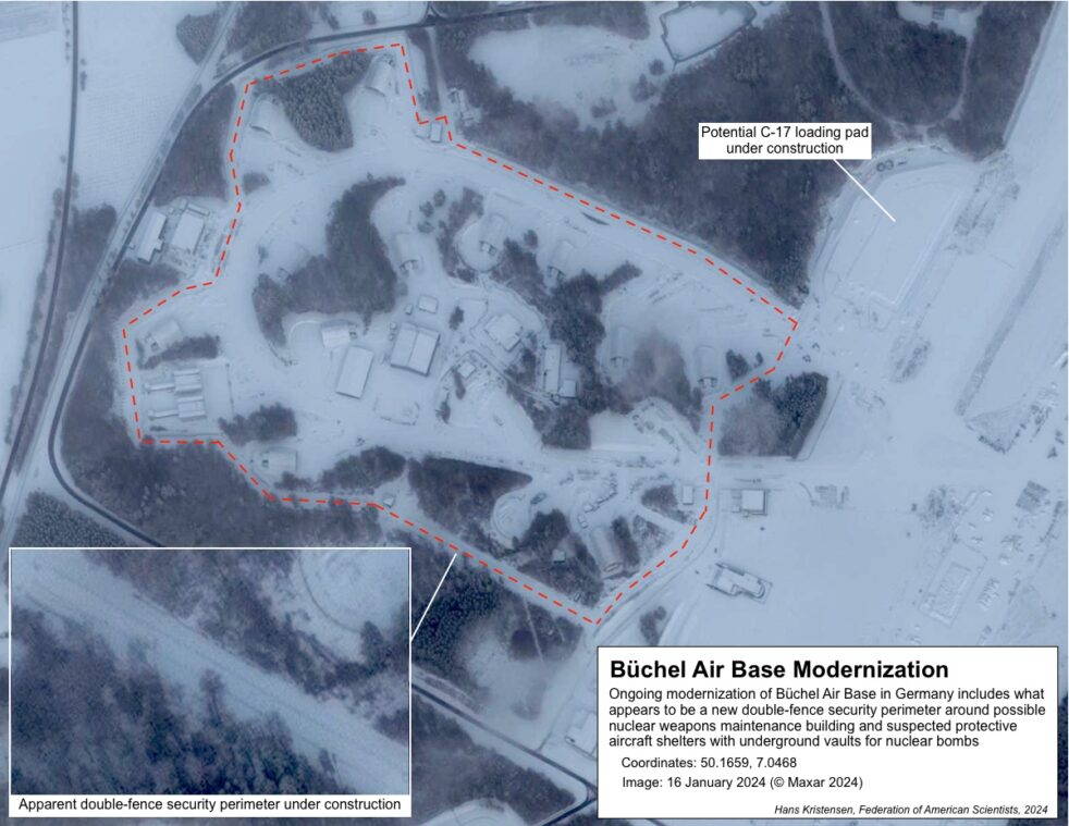 NATO Tactical Nuclear Weapons Exercise And Base Upgrades - Federation ...