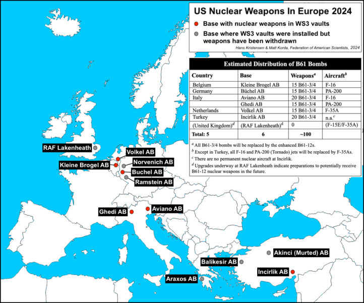NATO Tactical Nuclear Weapons Exercise And Base Upgrades - Federation of American Scientists