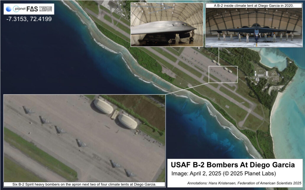 Half of Operational B-2 Force Deploys to Diego Garcia - Federation of ...